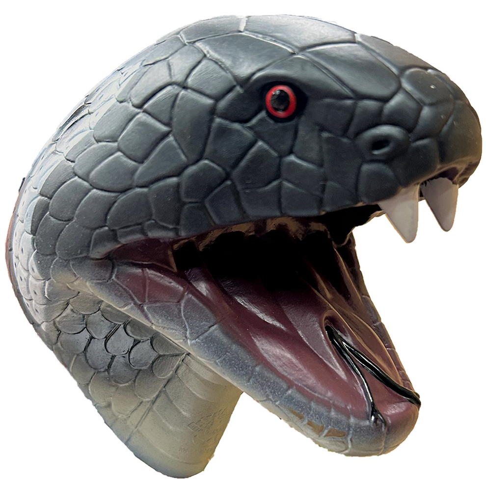 Cobra Snake Head Animal Rubber Hand Puppet – Tarantula Cribs